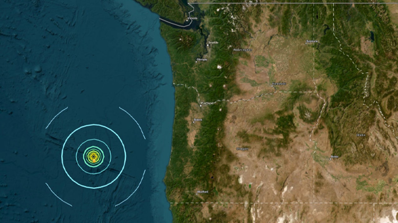 Strong 6.0 magnitude earthquake strikes off Oregon coast