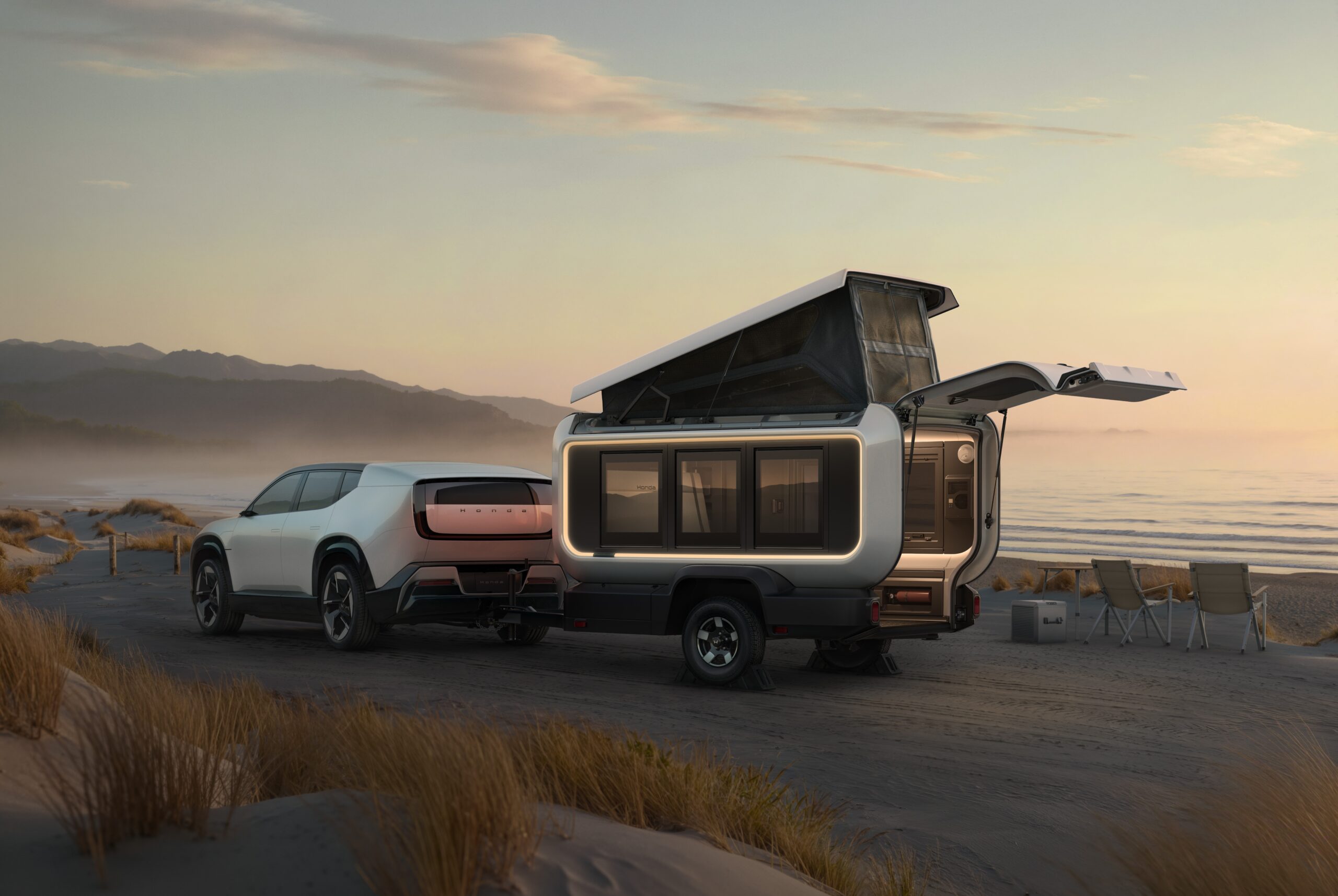 Honda reveals Base Station prototype lightweight travel trailer