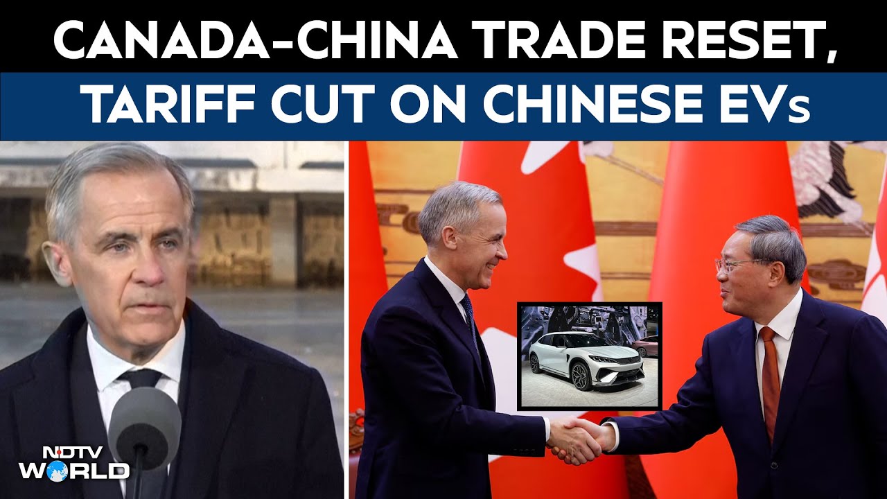 Canada China deal | Canada to cut tariffs on Chinese EVs in exchange ...