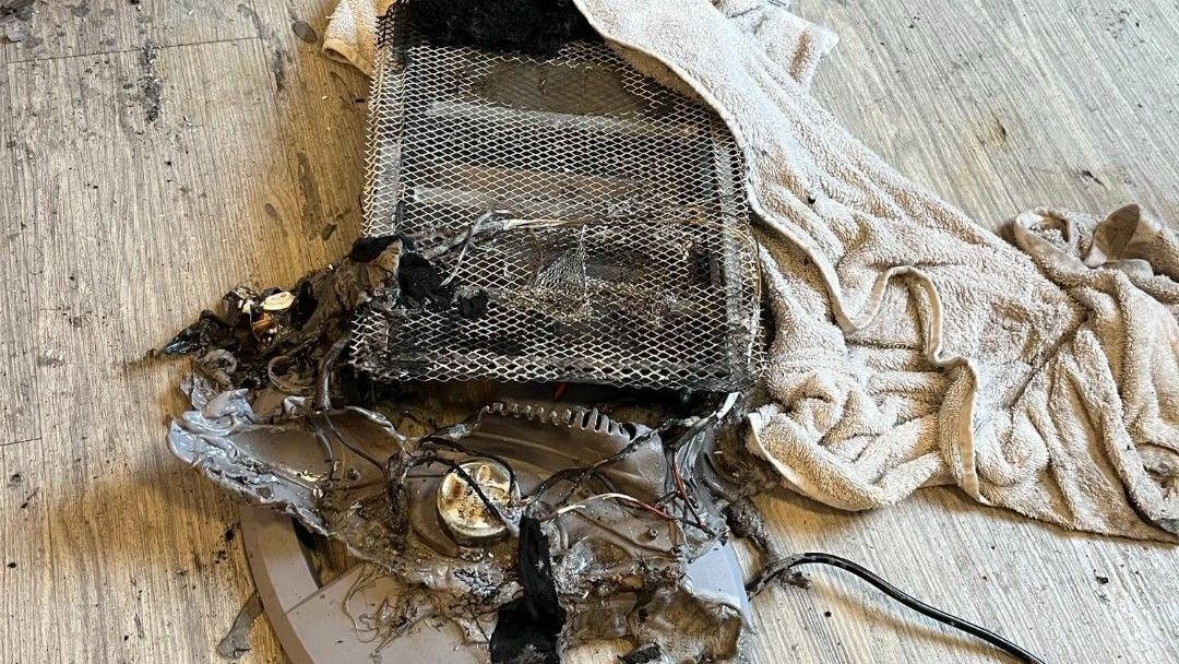Warning issued after heater fire in student flat