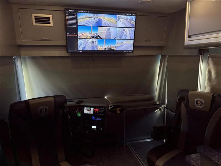 Kansas City police unveil new mobile command post for FIFA World Cup