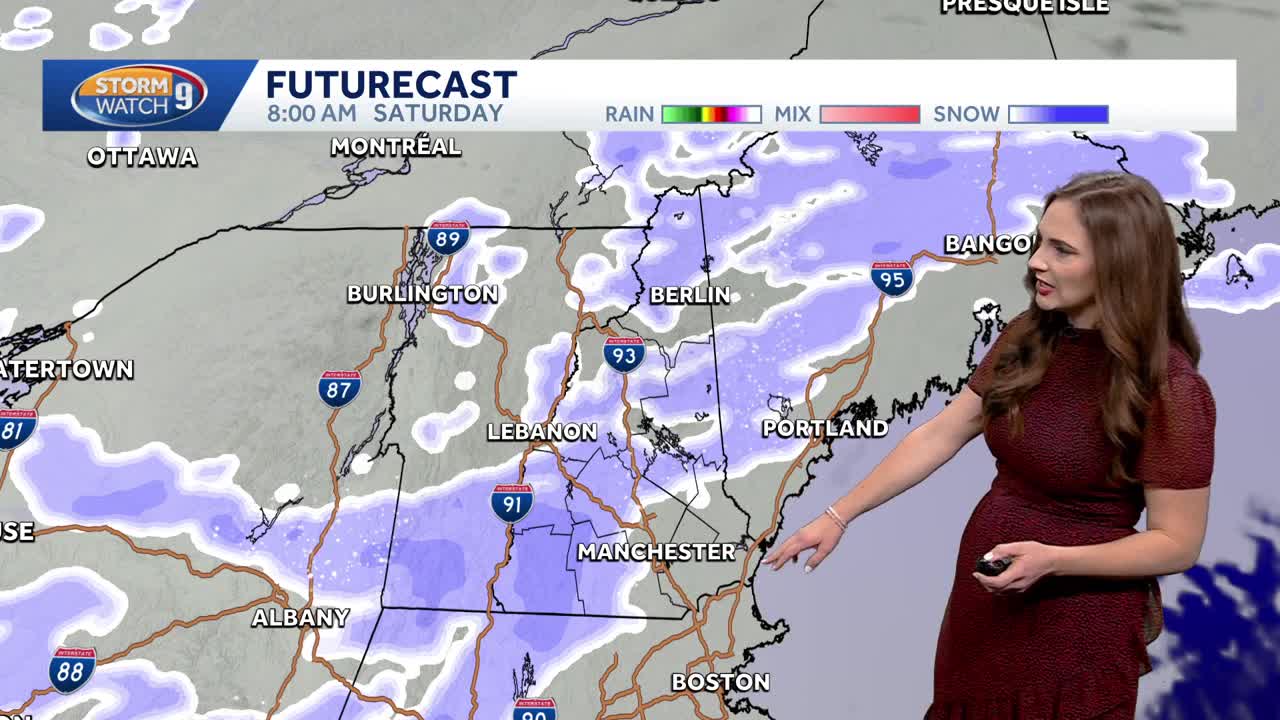 Video: Frigid air ahead of light snow this weekend
