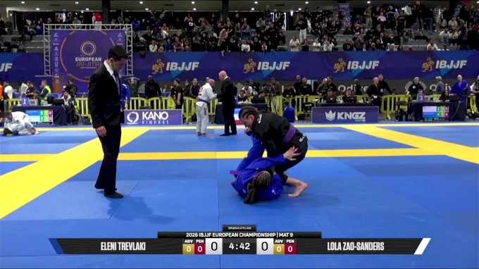 Lola Zao-Sanders vs Eleni Trevlaki 2026 European Jiu-Jitsu IBJJF ...