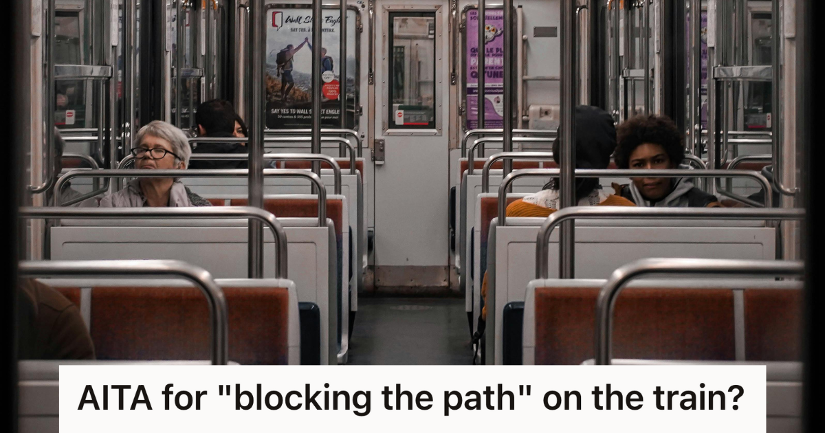 Train riders were accused by a rude commuter of being a fire hazard ...
