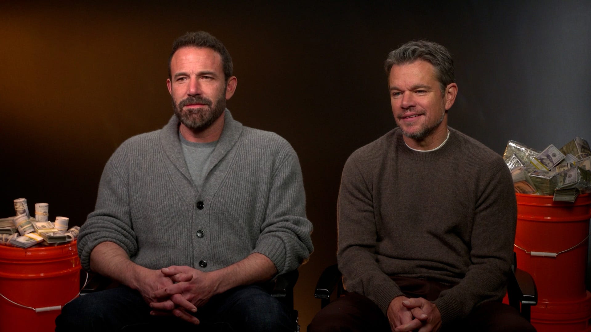 Matt Damon and Ben Affleck on building trust for 'The Rip'