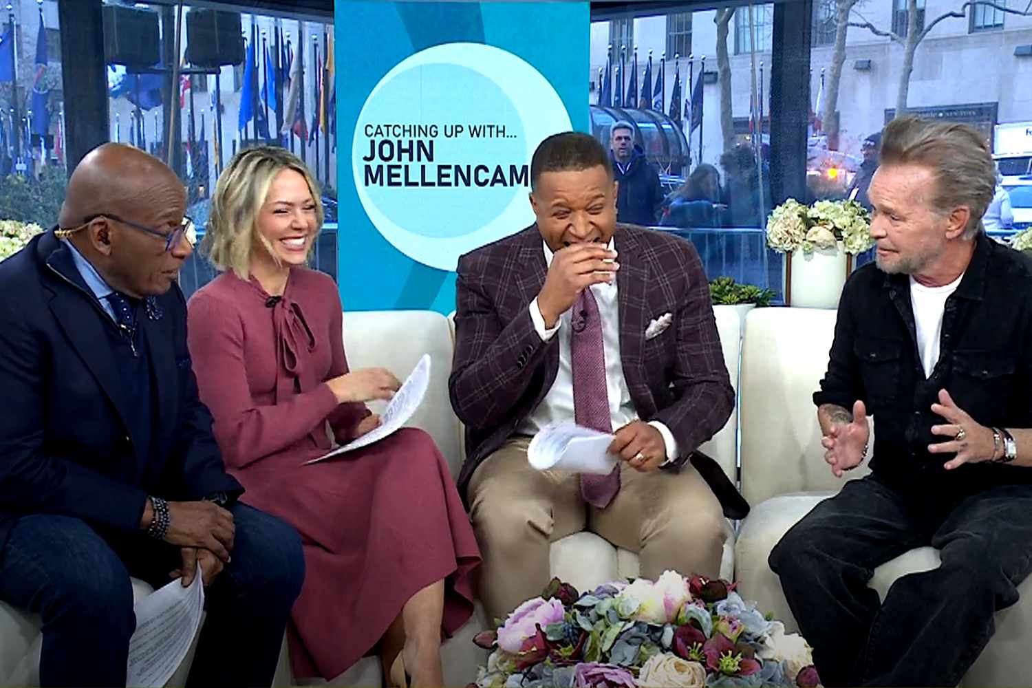 John Mellencamp roasts Al Roker for sucking as a weatherman live on ...