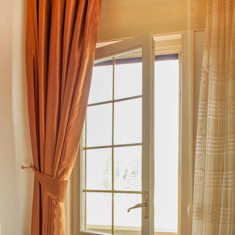 If you see a curtain over a door, here’s what it means