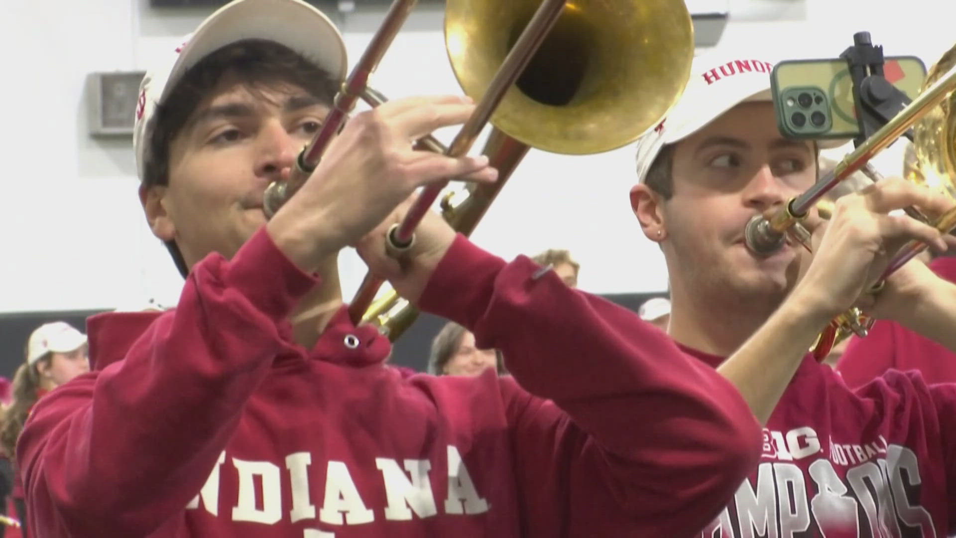 IU marching band preps for major performance during championship