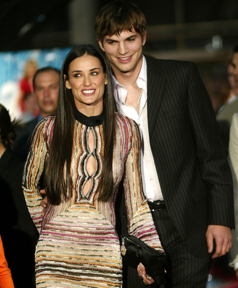 Ashton Kutcher makes rare comments about ex-wife Demi Moore