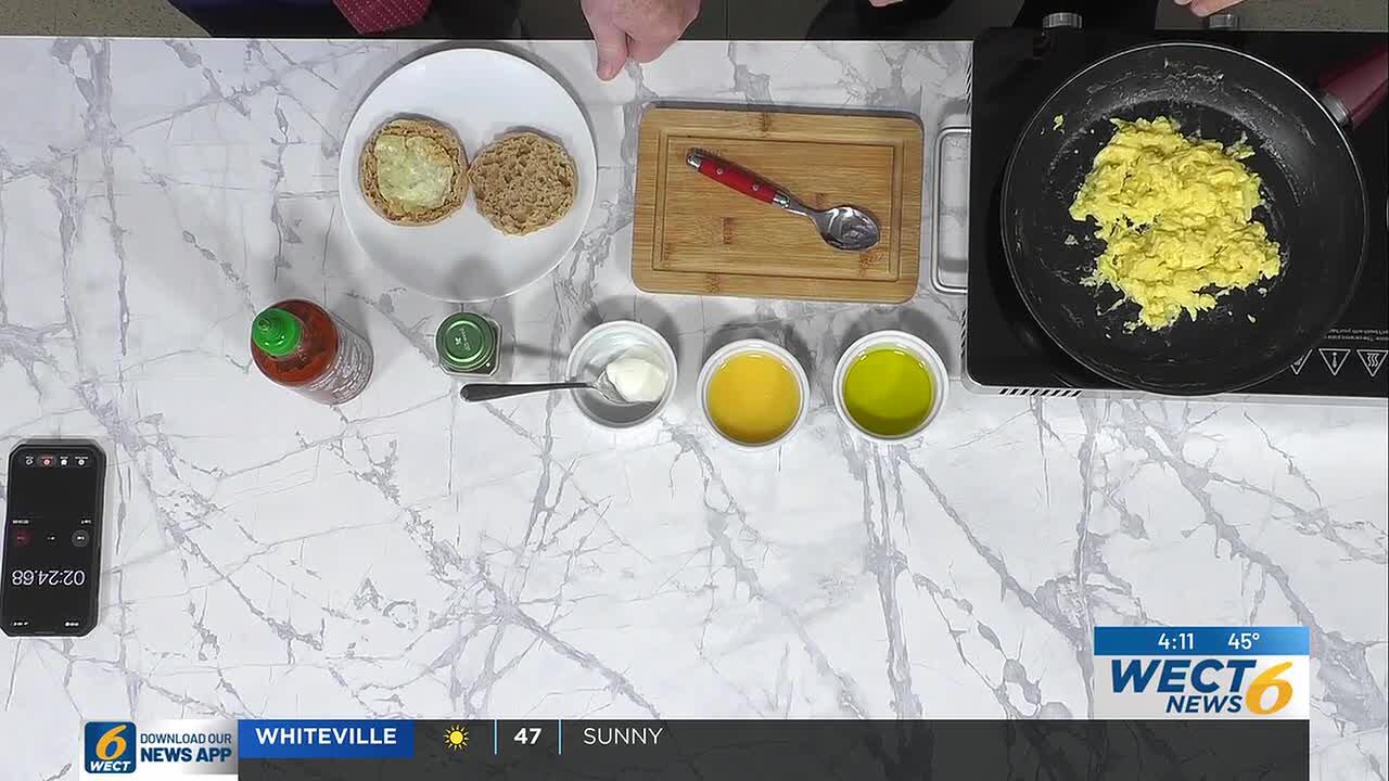 Cooking from the heart: Egg muffin sandwich