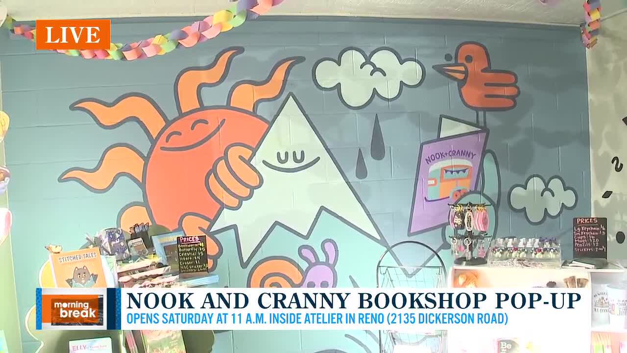 Nook and Cranny Book Wagon opens bookshop pop-up inside Atelier in Reno