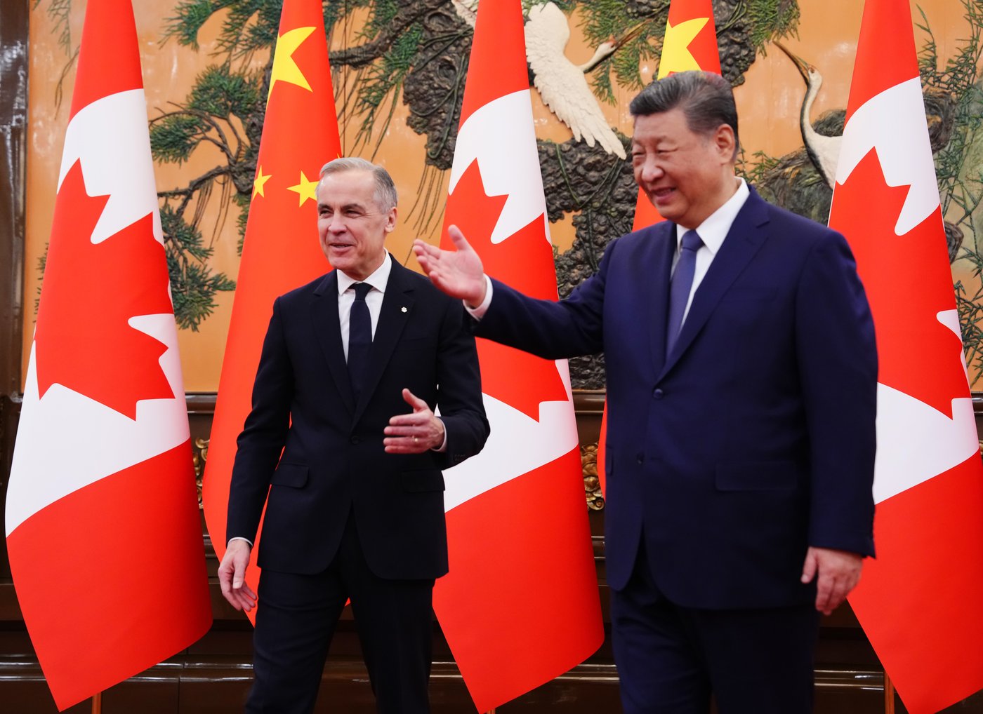 Carney and Xi blanket China's front pages, but trade deal gets little ...