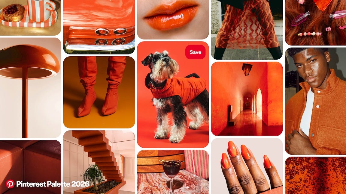 Pinterest says these 5 colors will be everywhere in 2026