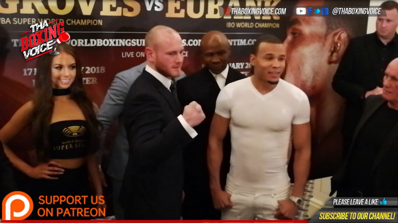 Face off George Groves vs Chris Eubank Jr intense "I smell the fear ...