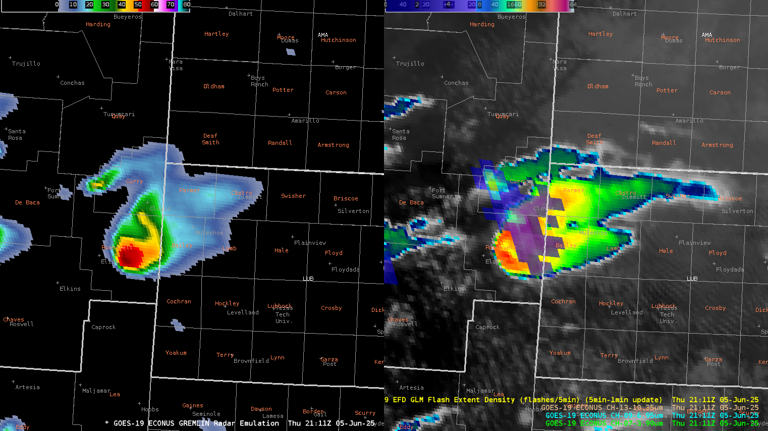 Mapa radar meteorológico de Taos en Nuevo México