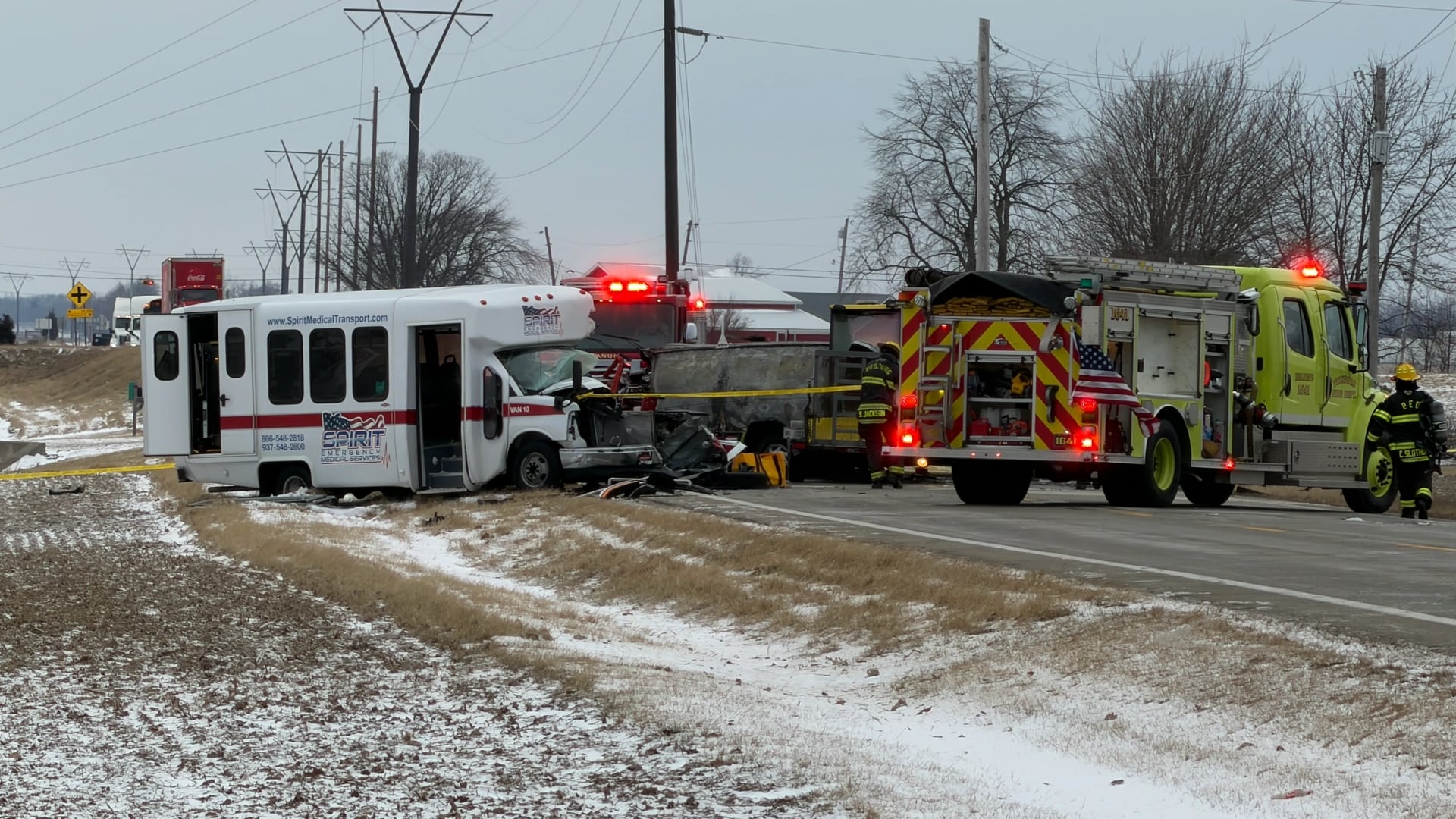3 dead in fiery crash involving transport bus in Darke County; bus ...