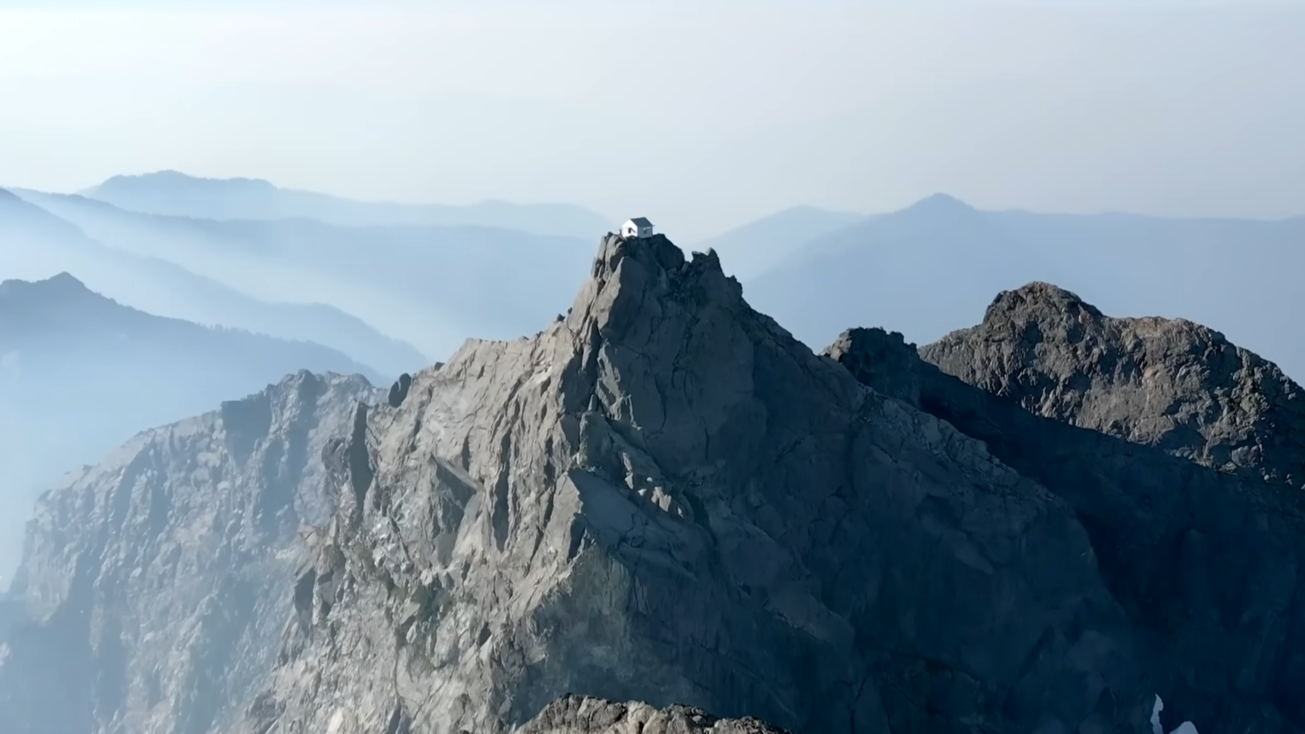 No roads. No signal. - Just a cabin on a cliff