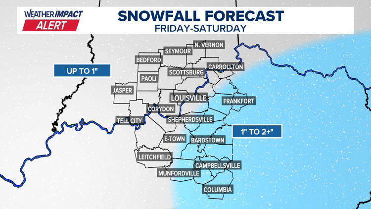 Live radar: Track snow in Kentucky and southern Indiana
