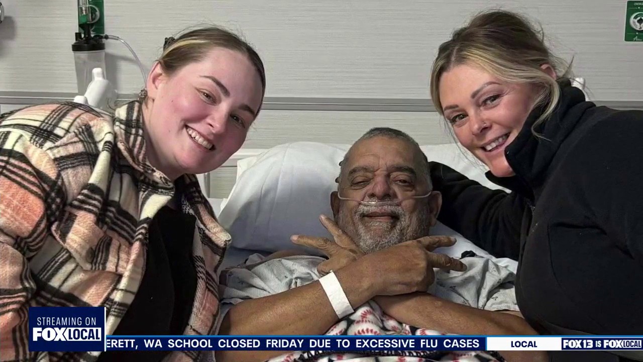 Army vet cheers on Seahawks from hospital bed