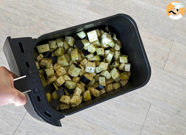 Auberginen in der Heißluftfritteuse: die leichte Beilage im ...