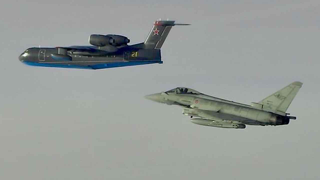 Italian fighter jets intercept Russian aircraft during NATO mission ...
