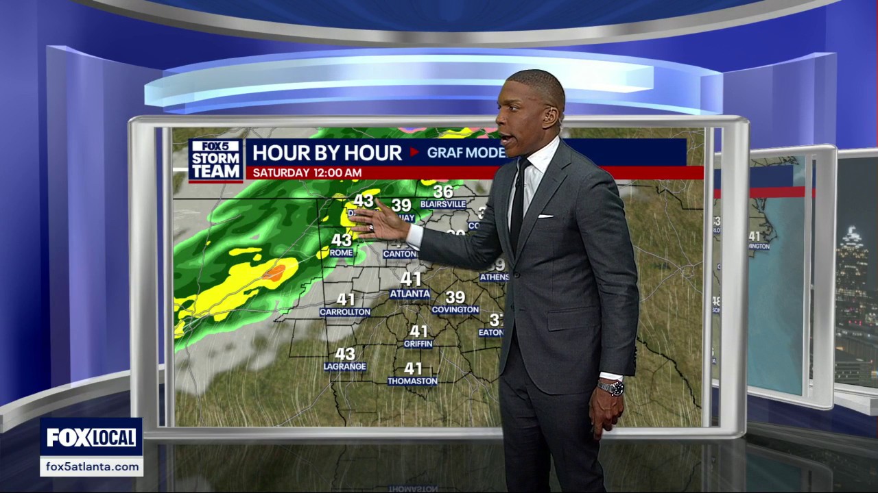 Friday evening forecast: Atlanta on 'edge' of snow threat