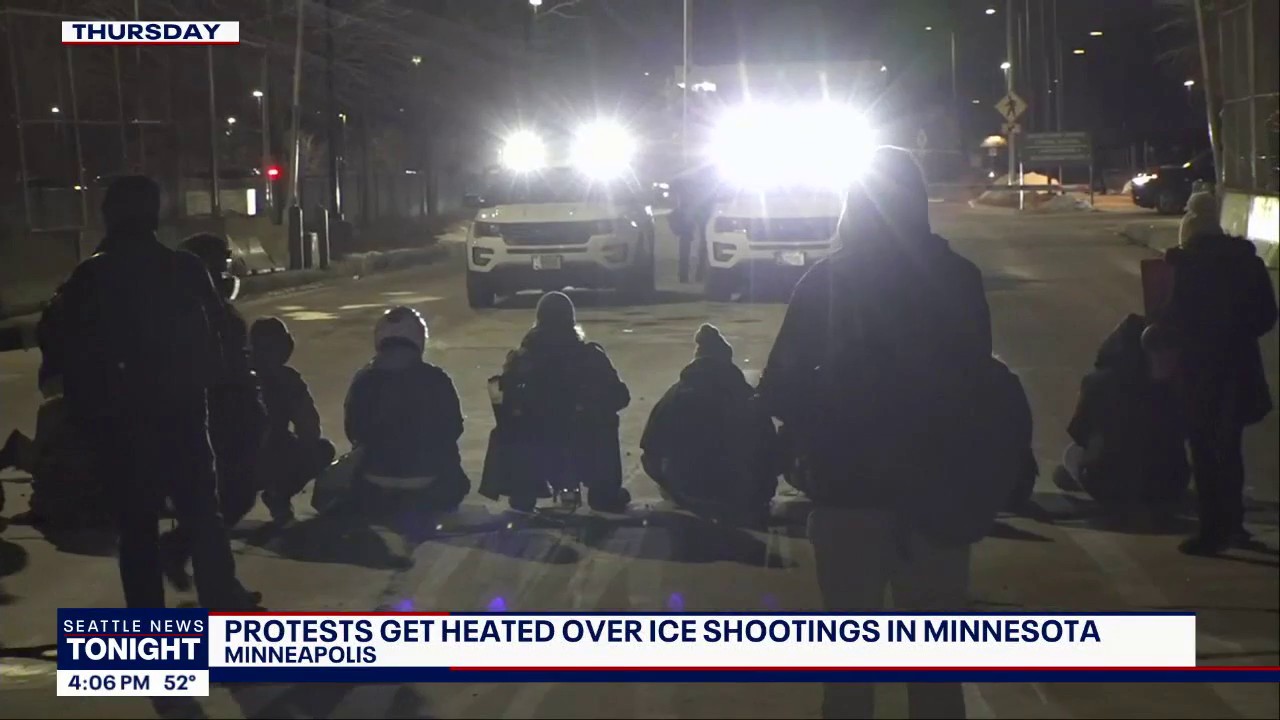 Protests continue in Minneapolis as ICE raids draw federal and local ...