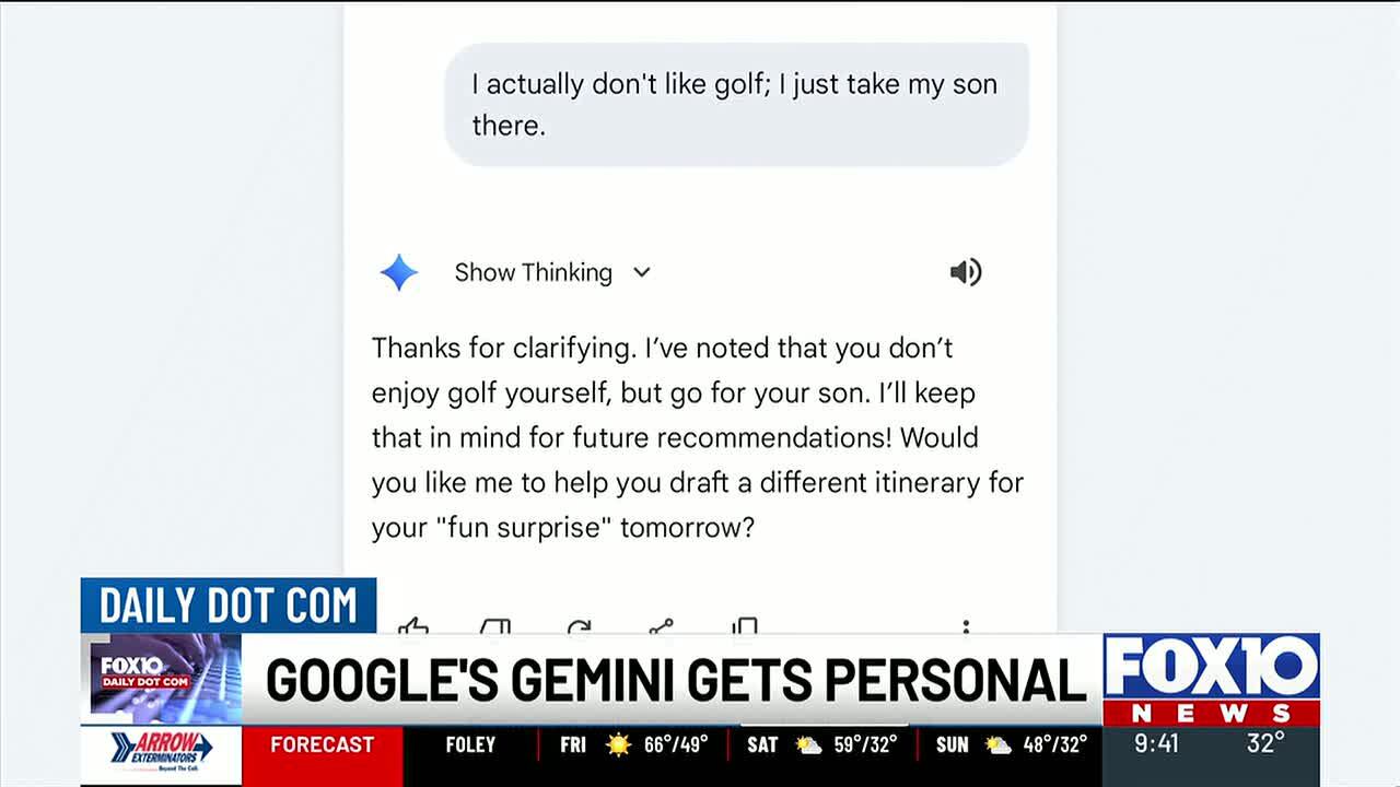 Google’s Gemini gets personal