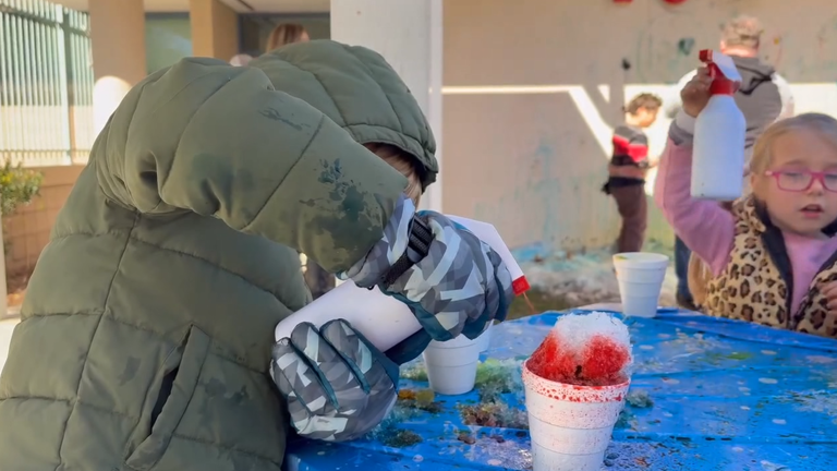 St. Pete elementary school hosts 'snow day' for hands-on learning ...