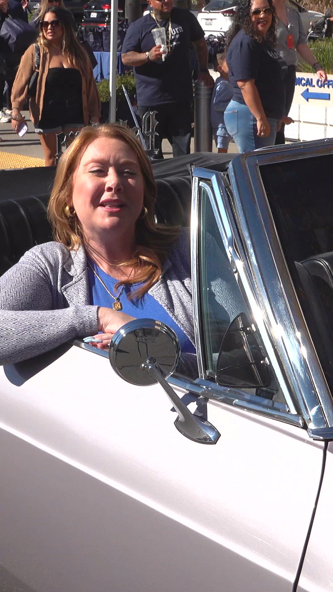 Classic car club cruises through Sharp Chula Vista to deliver care bags ...