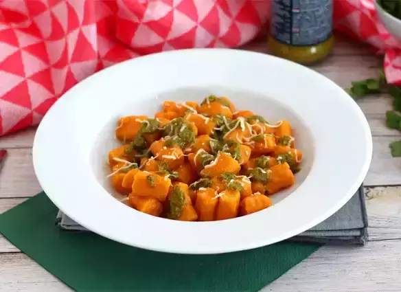 Gnocchi de batata (ñoquis de boniato)