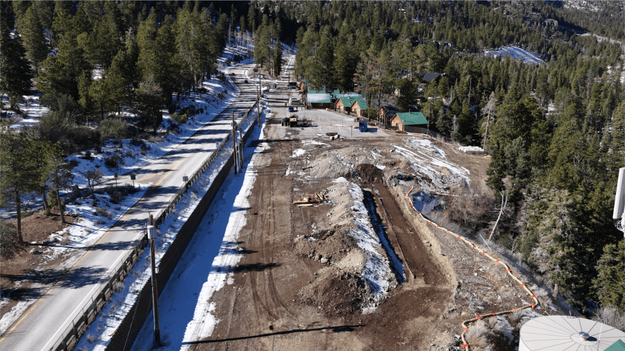 Construction begins at Mount Charleston Lodge