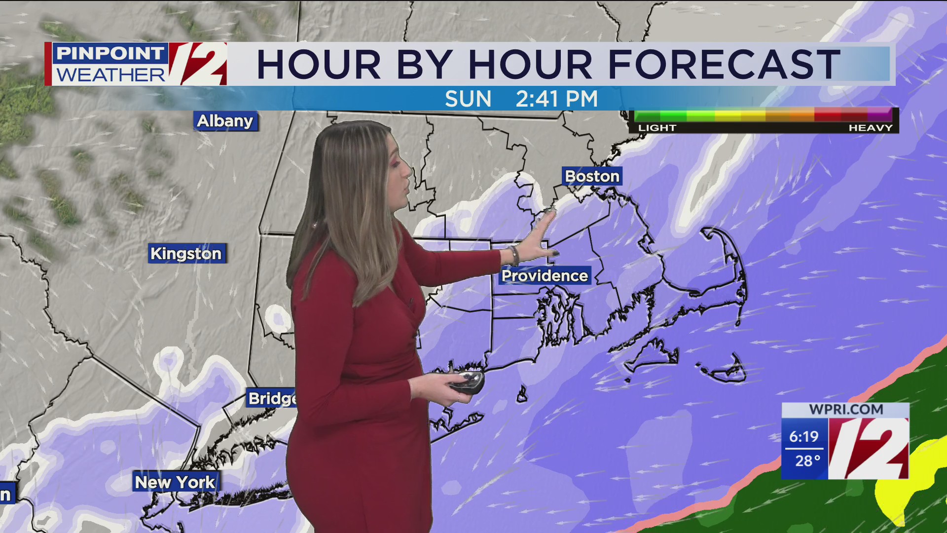 WPRI 12 weather forecast 1/16/26
