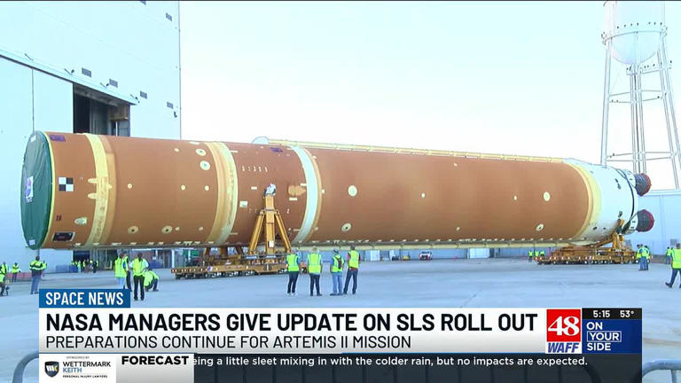 NASA rolls out Artemis II for historic moon mission