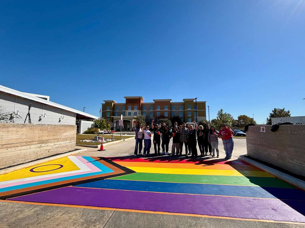 Planned Parenthood paints rainbow crosswalks after Texas removal order
