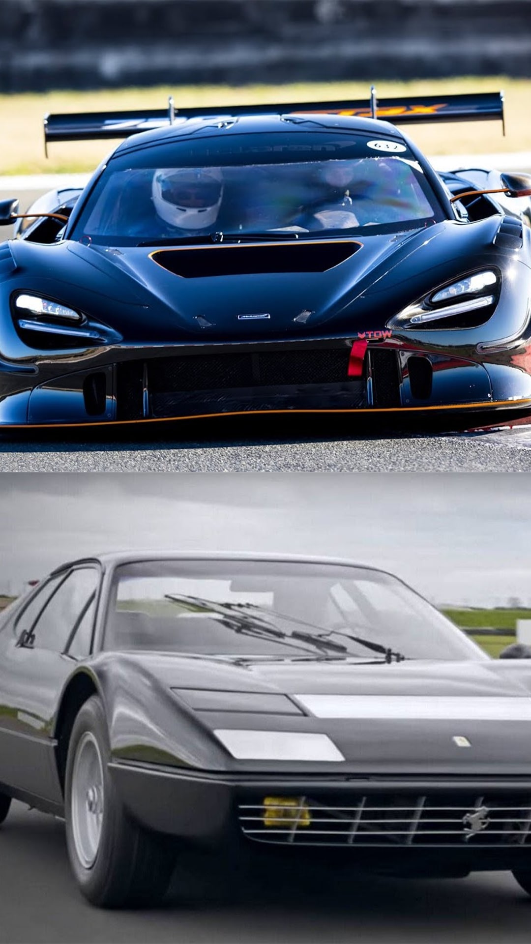 McLaren 720S GT3X v/s Ferrari 365 GT4 BB