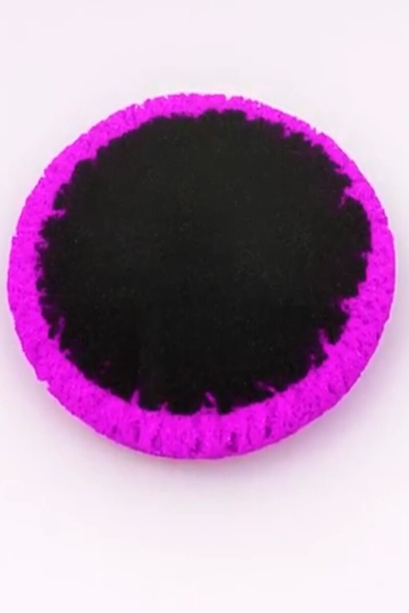 Black core sand circle on purple base