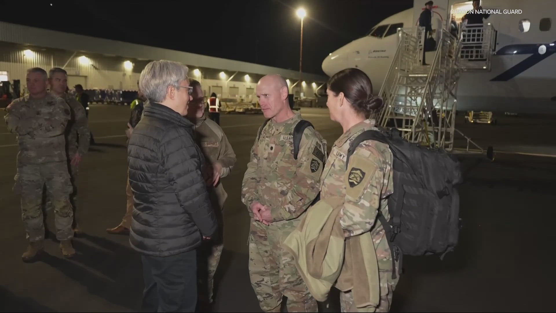 Last 100 of Oregon Army National Guard return home after attempted ...