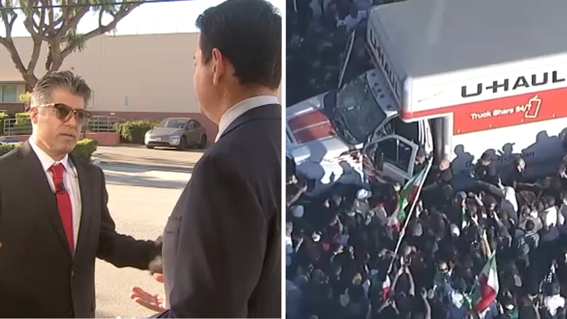 Man who drove U-Haul through anti-Iranian regime rally believes it was ...