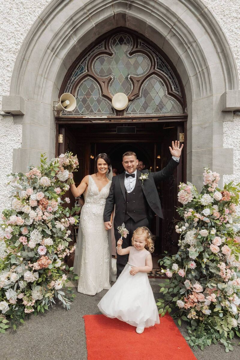 Wedding of the week: 'Two bands provided the soundtrack to our big day ...