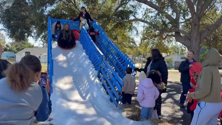 St. Pete elementary school hosts 'snow day' for hands-on learning ...