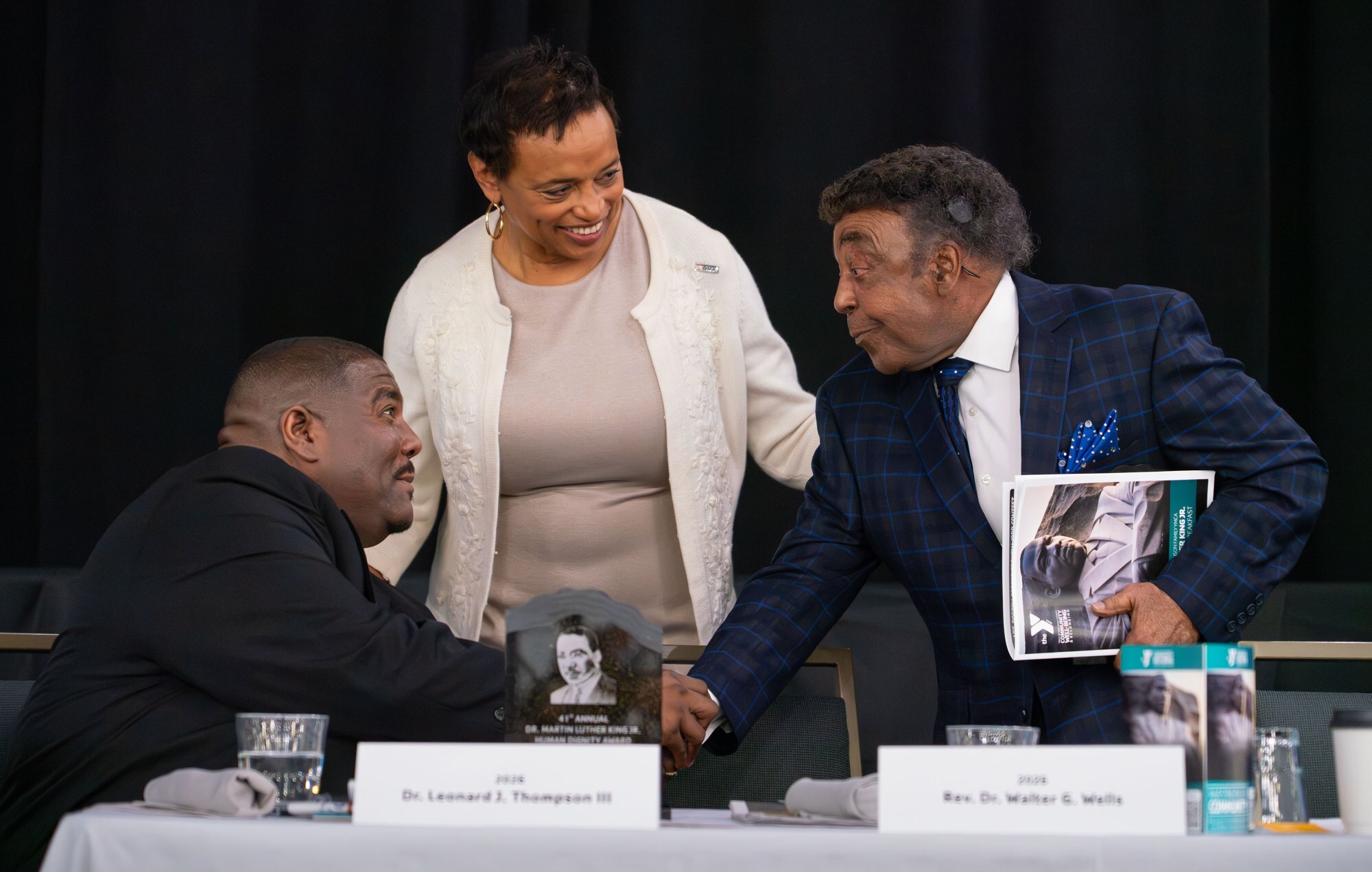 Education advocate, pastor receive Human Dignity Award at MLK Jr. breakfast