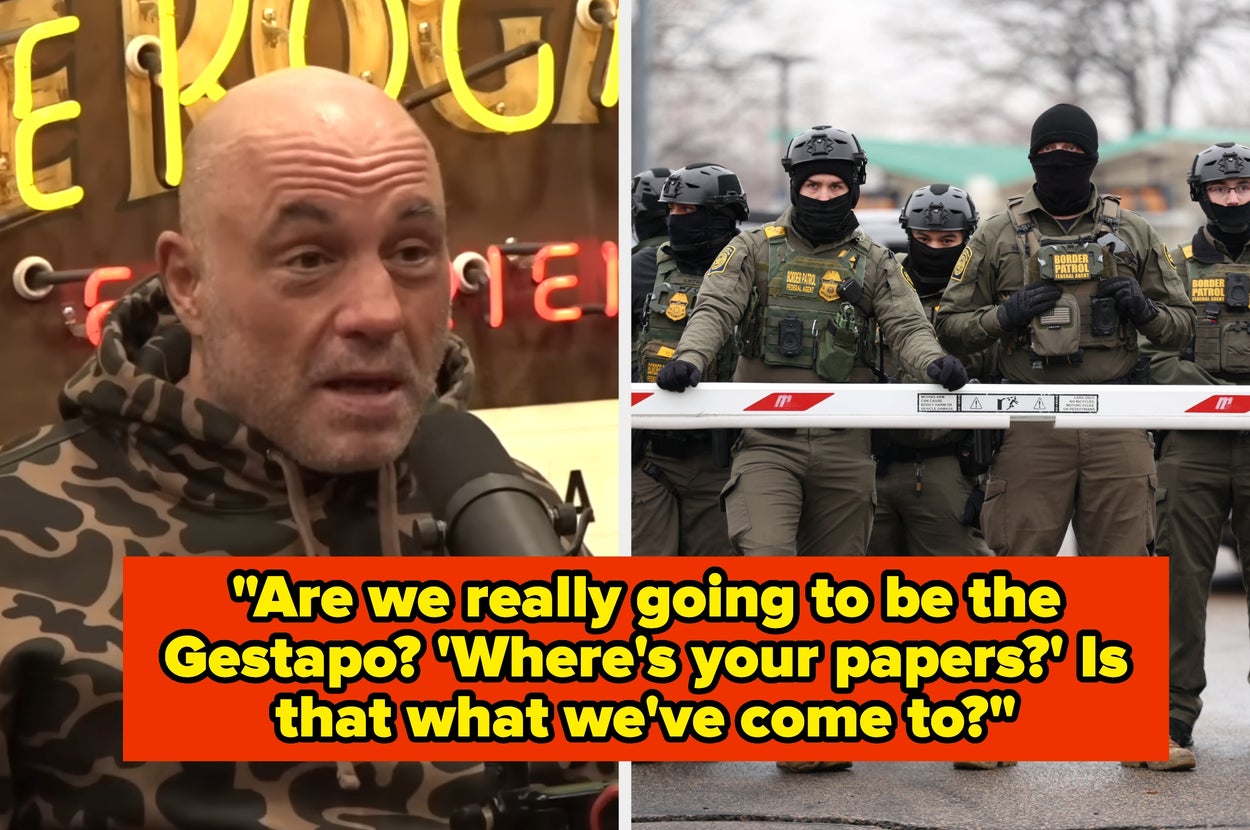 Joe Rogan compared ICE to the Gestapo, but people online are reminding ...