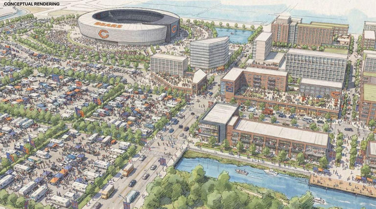 Gary proposes 3 sites for new Chicago Bears stadium
