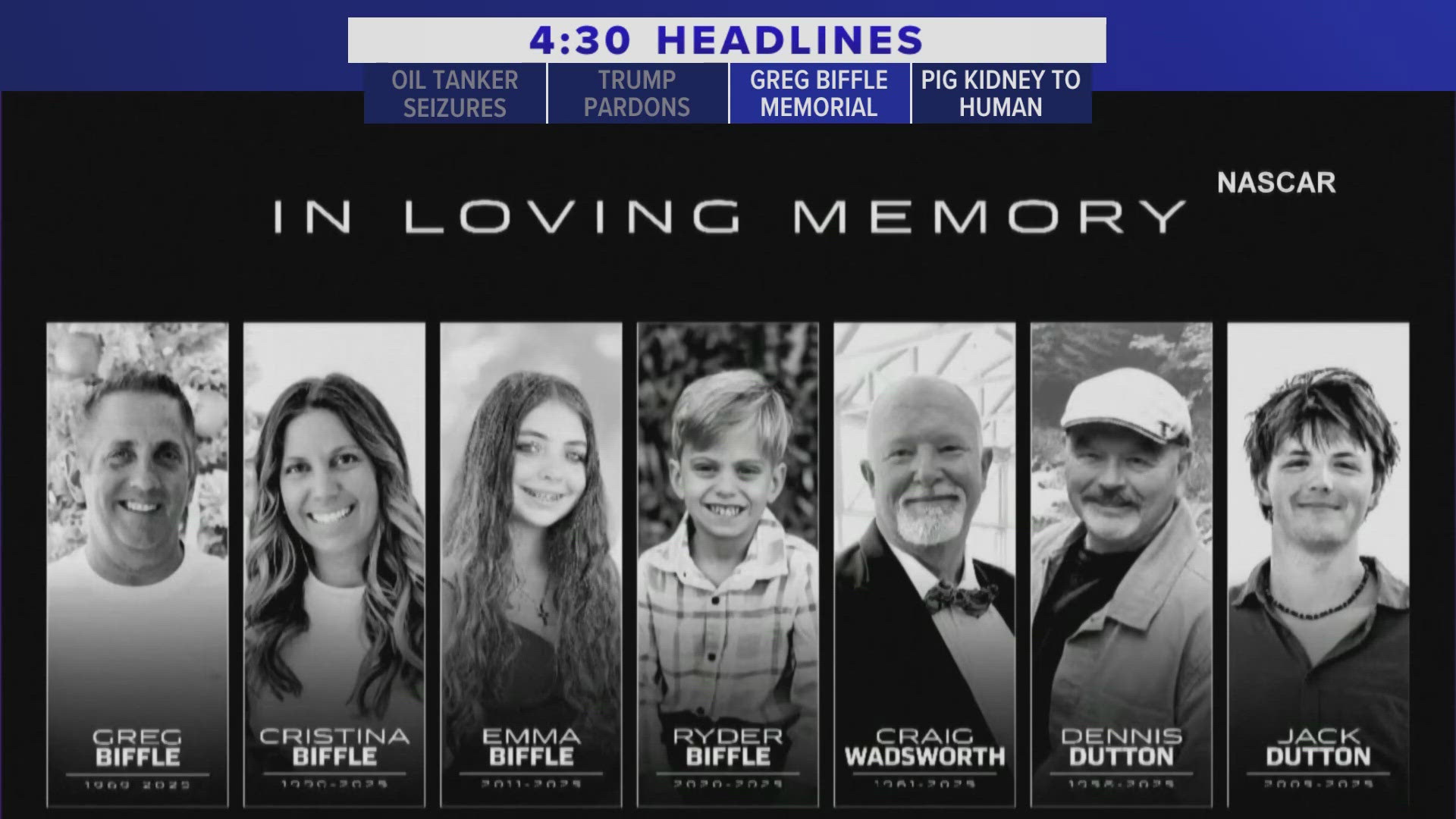 Fans mourn NASCAR driver Greg Biffle in Charlotte memorial