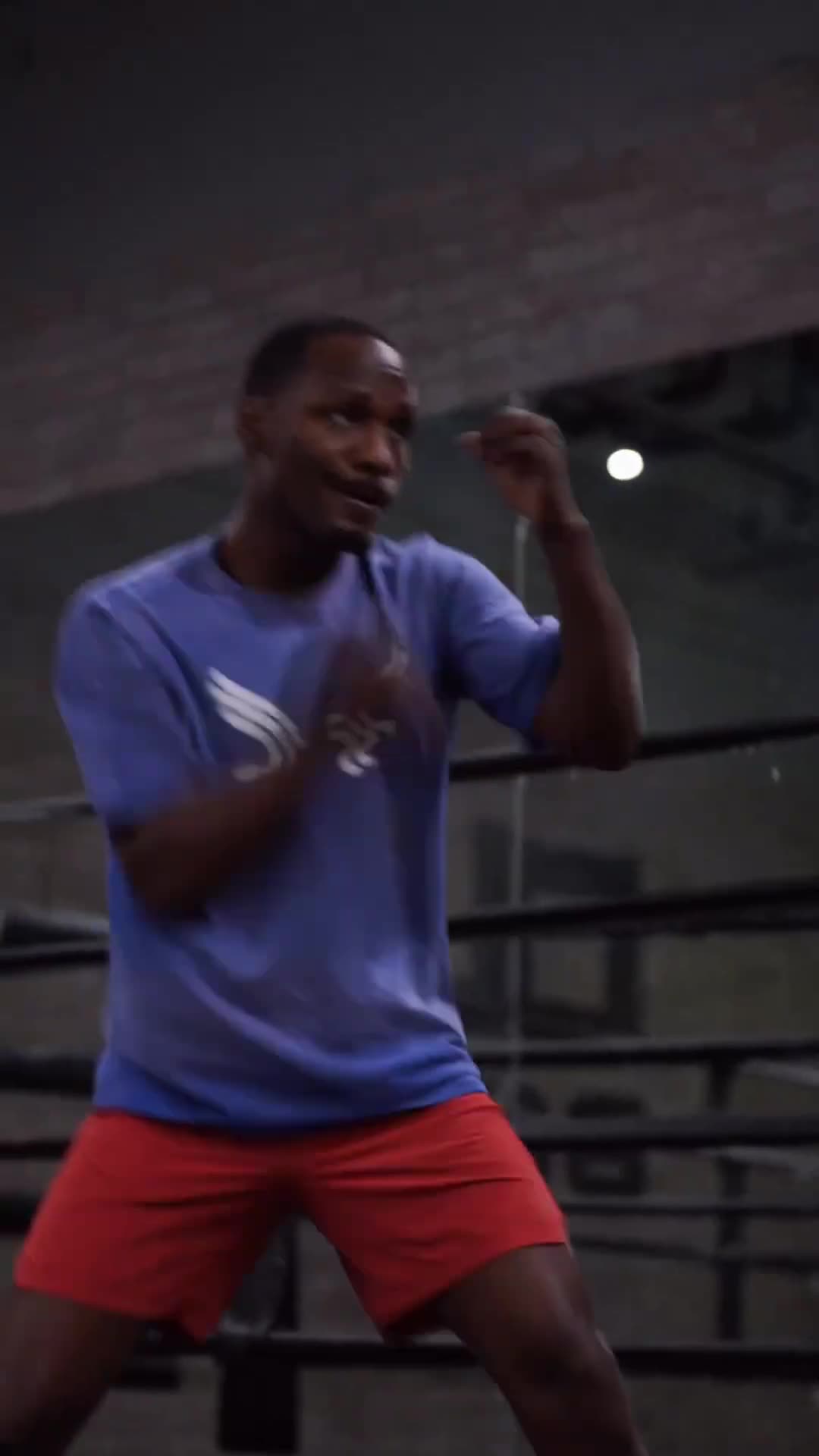 Kenneth Sims Jr., back in the gym sparring and getting ready ️