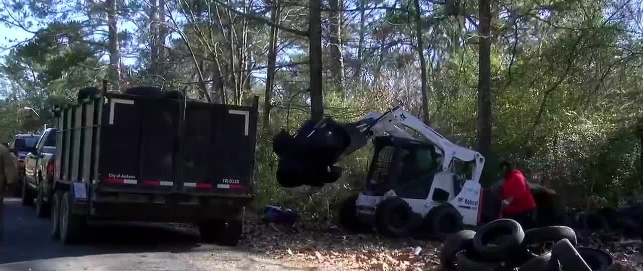 Solid Waste removes more than 1,000 illegally dumped tires, honoring Dr ...