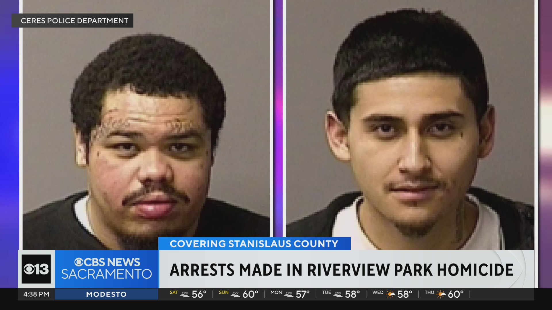 Arrests made in December homicide at Riverview Park in Ceres