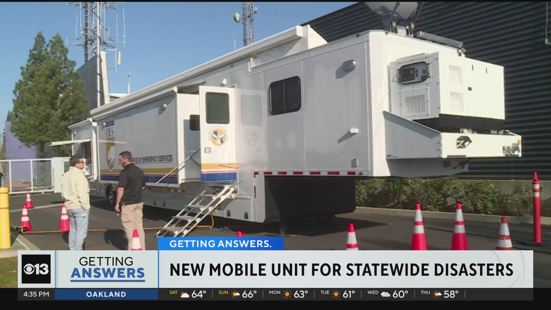 Cal OES unveils new mobile command unit for statewide disasters