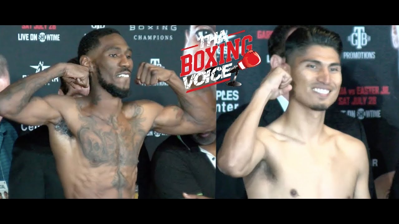 Mikey Garcia vs Robert Easter Jr. -- Weigh-in -- 💪🏾💪🏿
